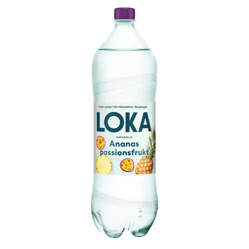 Loka Ananas & Passionsfrukt 8 x 1.5 l från Loka | #1214643 | Vatten ...