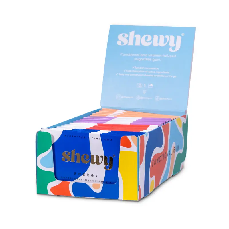 Tuggummi Shewy Mixlåda 20 x 8 st från Shewy | #104 | Tuggummin ...