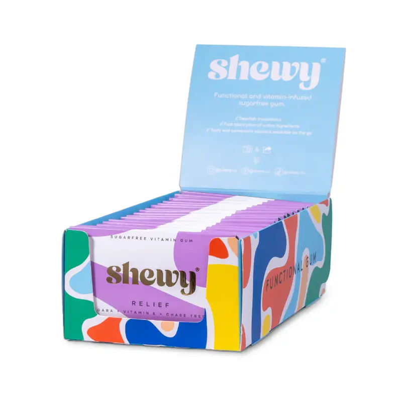 Tuggummi Relief Ginger Lemon 20 x 8 st från Shewy | #402 | Tuggummin ...