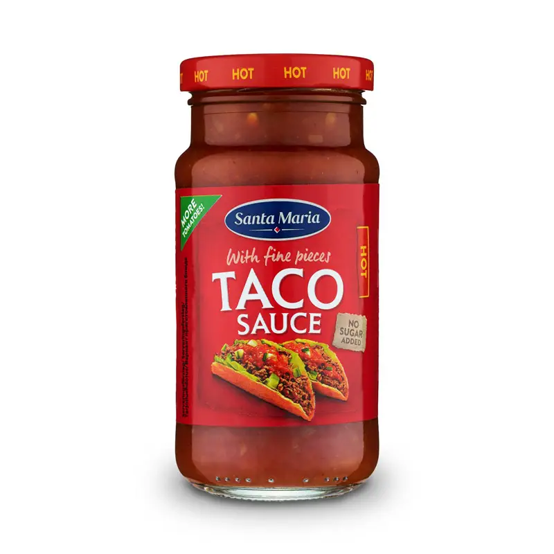 Tacosås Hot 6 x 230 g från Santa Maria | #200214 | Sås | Grossist ...