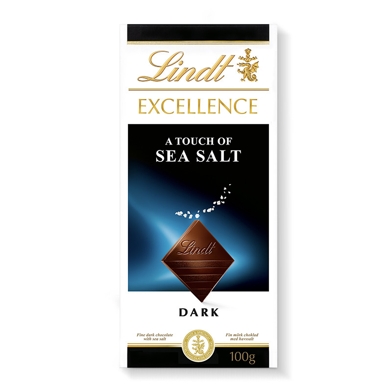 EXCELLENCE Havssalt mörk choklad från Lindt | Choklad | Grossist ...
