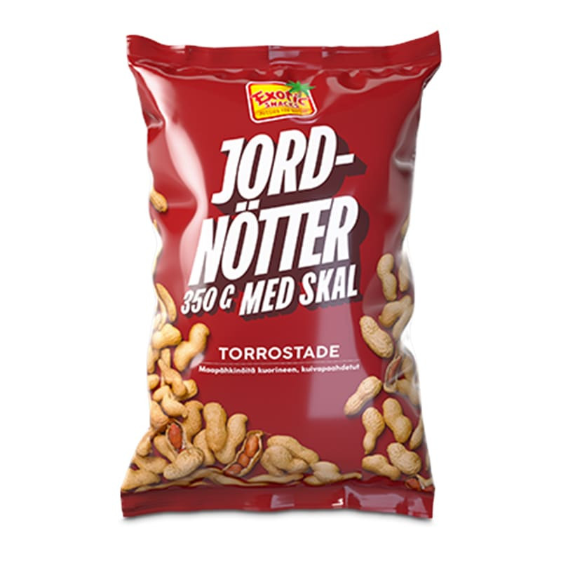 Jordnötter med Skal från Exotic Snacks | Nötter | Grossist, Distributör ...
