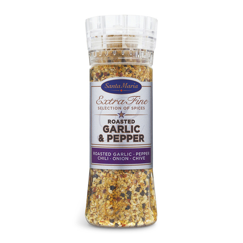 Roasted Garlic & Pepper från Santa Maria | Kryddor | Grossist ...