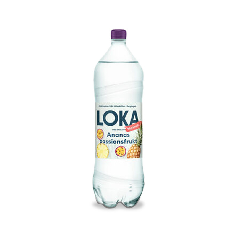 Loka Ananas & Passionsfrukt 1,5L från Loka | Vatten | Grossist ...