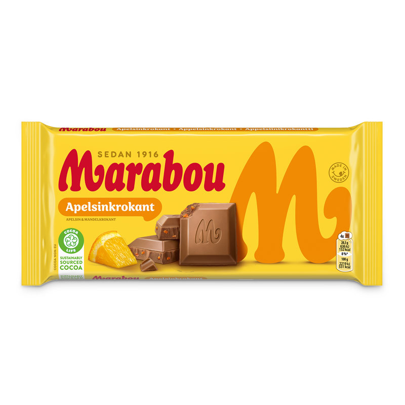 Marabou Apelsinkrokant från Marabou | Choklad | Grossist, Distributör ...