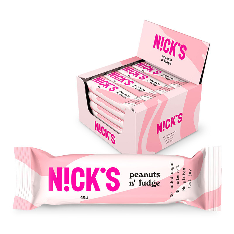 Peanuts Fudge Bar från Nicks | Bars | Grossist, Distributör & Leverantör