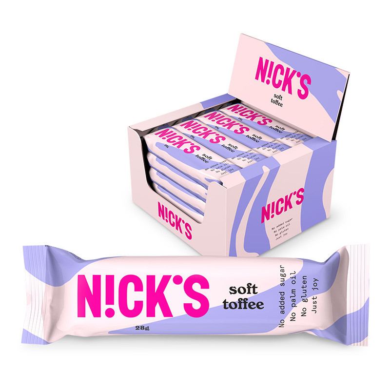 Soft Toffee Bar från Nicks | Bars | Grossist, Distributör & Leverantör