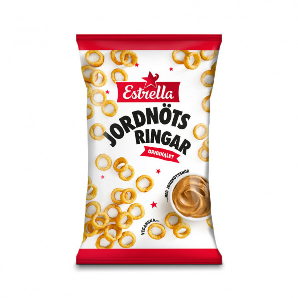 Jordnötsringar från Estrella | Ostbågar | Grossist, Distributör ...