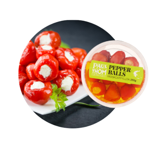 Pepperballs ostfylld från Paul och Thom | Inläggning | Grossist ...