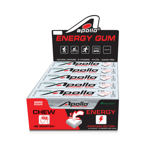 Apollo Energy Gum från Apollo | Tuggummin | Grossist, Distributör ...