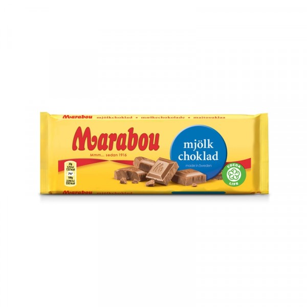 Marabou Mjölkchoklad 100g, 24x100g, Marabou #19083 | Grossist ...
